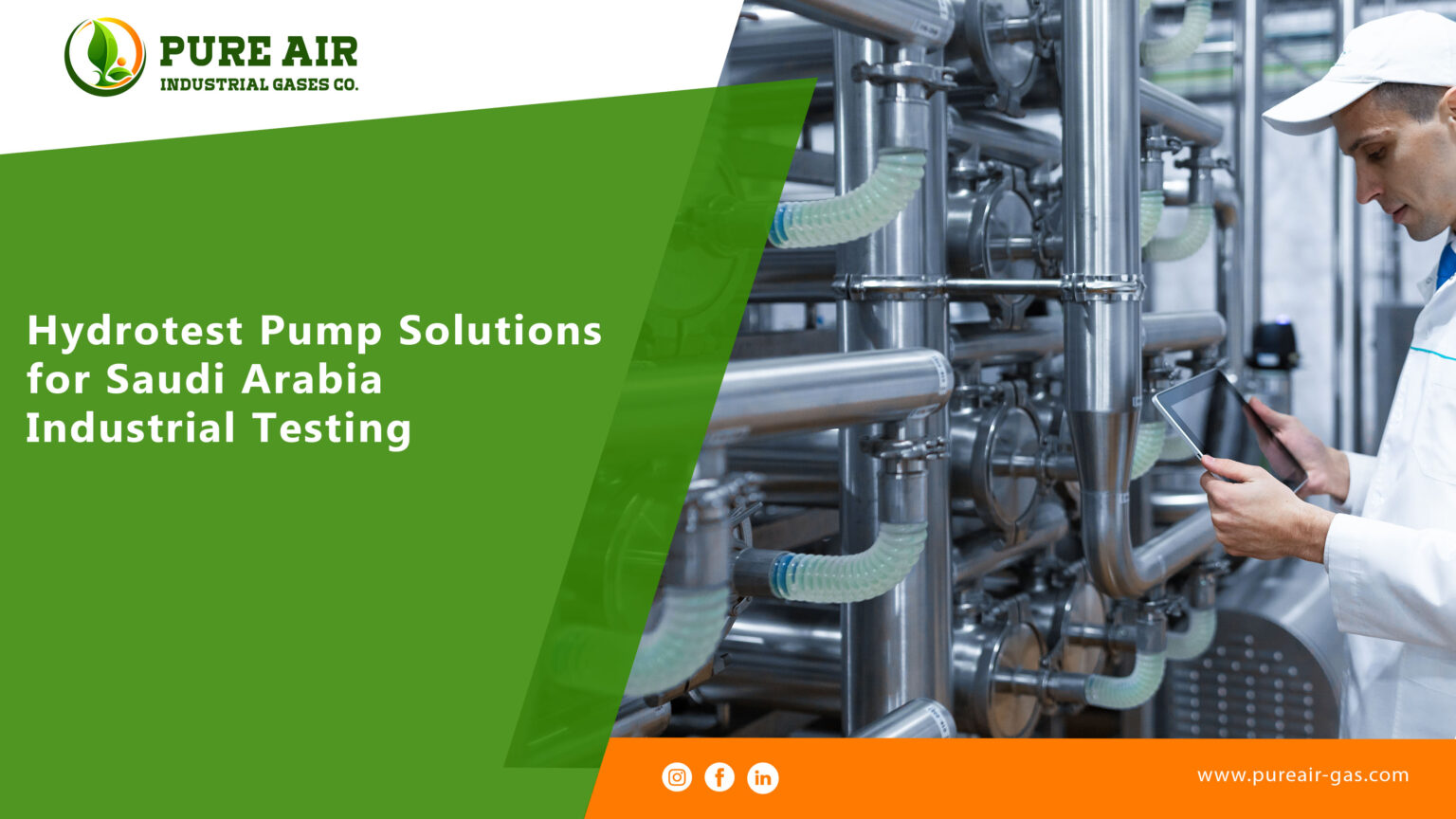 Hydrotest Pump Solutions for Saudi Arabia Industrial Testing - Pure Air